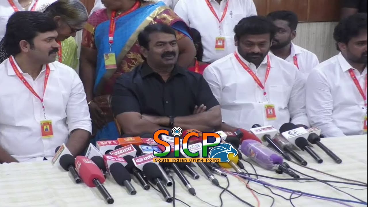 Seeman Press Meet | Seeman questions efficiency of checkposts | NTK ...