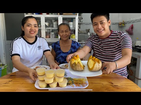 MY WIFE'S FIRST TIME MAKING SUPER SMOOTH AND DELICIOUS PUMPKIN FLAN | THE MILK TEA HOTBOY