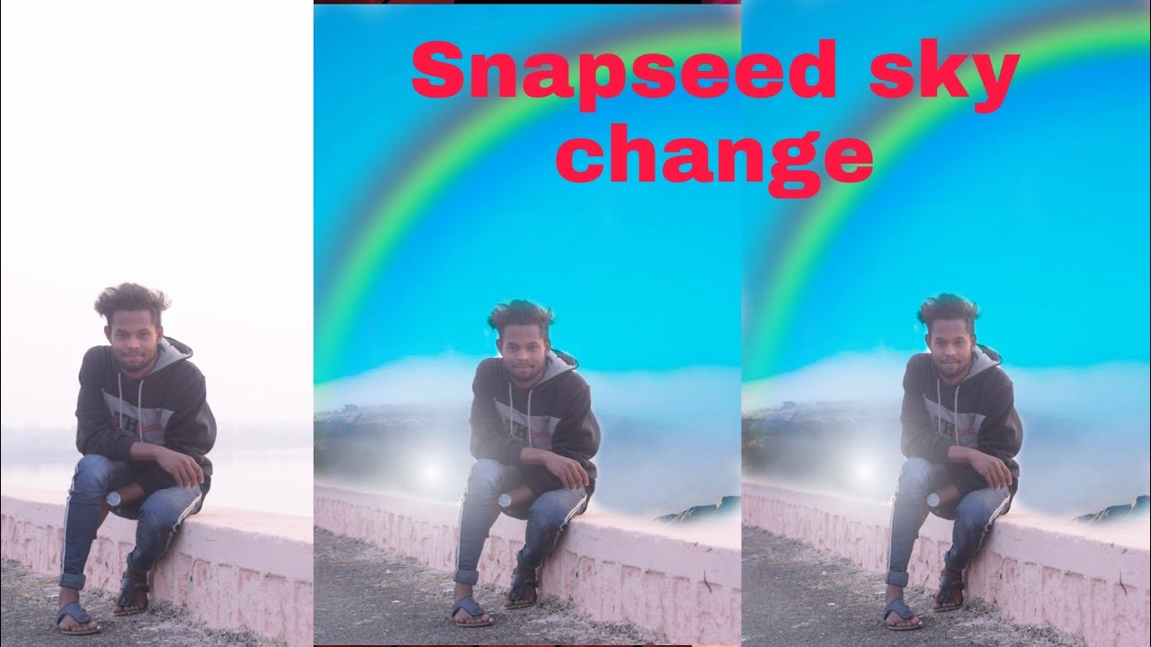 Snapseed sky change photo editing! GIRISH DESIGN - YouTube