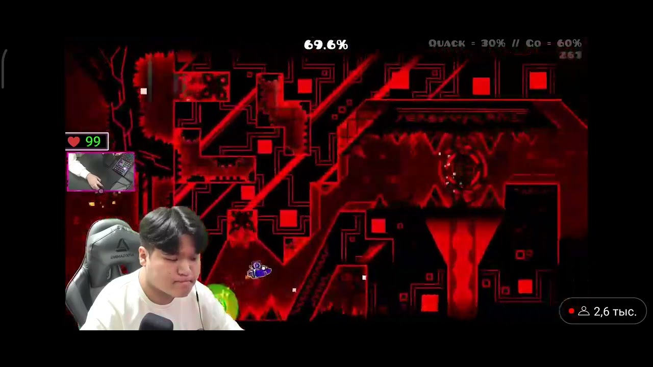 DORAMI 98% BLOODLUST FAIL // geometry dash - YouTube