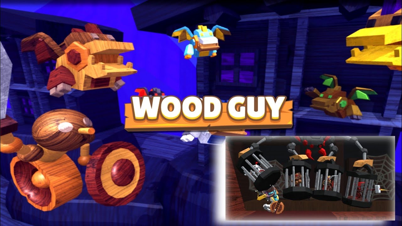 funny game wood guy android phone gameplay video - YouTube