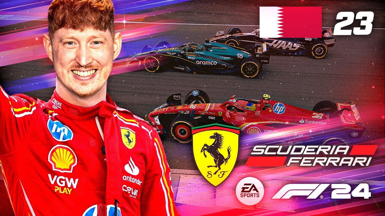 KING OF QATAR!! F1 24 DRIVER CAREER S2 EP23 - YouTube