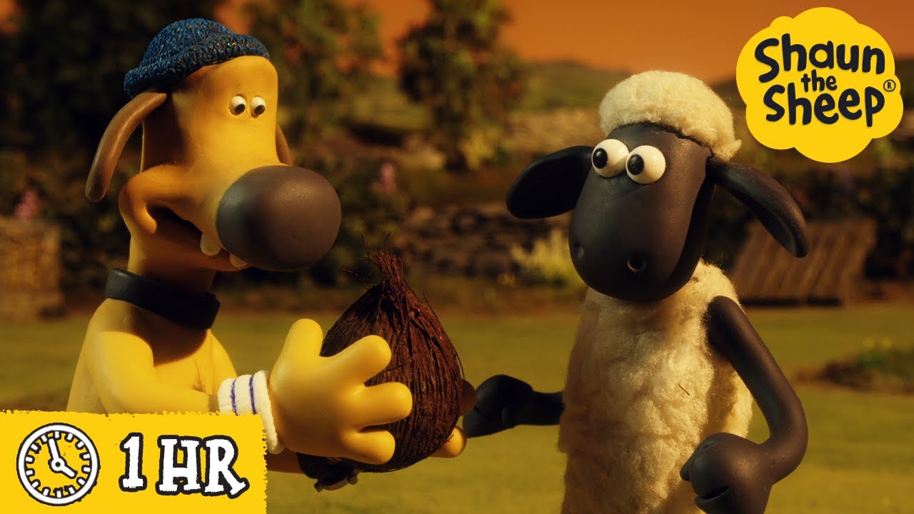 Shaun the Sheep 🐑 A Nutty Discovery 🥥🔎 Full Episodes Compilation [1 ...