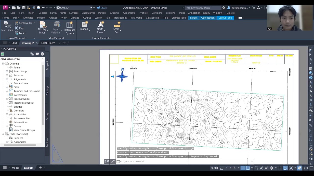 CARA MEMBUAT PETA TOPOGRAFI MENGGUNAKAN DATA DEM, DAN MENGATUR LAYOUT ...