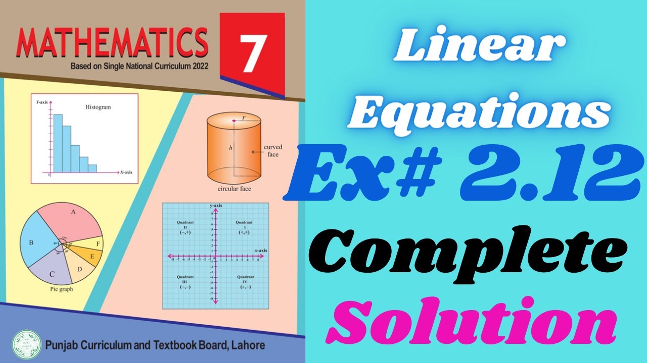 Exercise 2.12 solution class 7 new math syllabus book chapter 2 | Class ...
