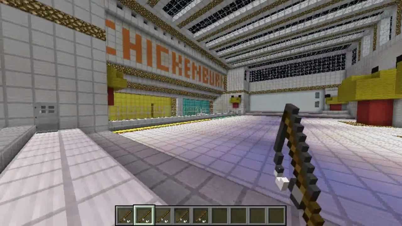 Minecraft Mini-Game: Burn That Chicken - YouTube
