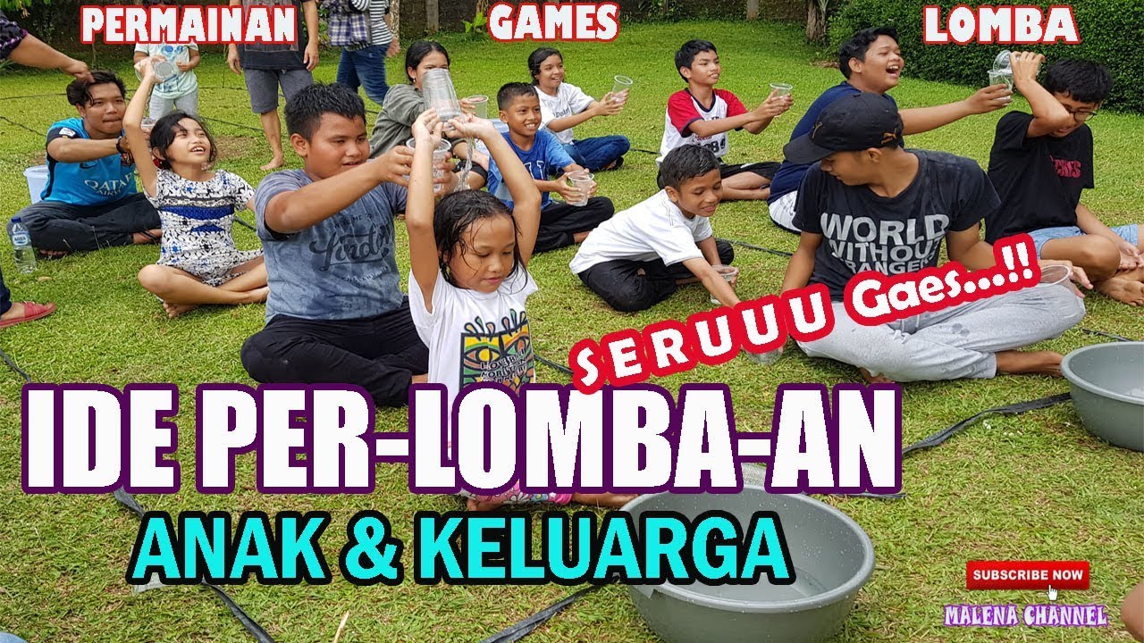 IDE PERLOMBAAN UNTUK ANAK ANAK DAN KELUARGA II Permainan Games Lomba ...