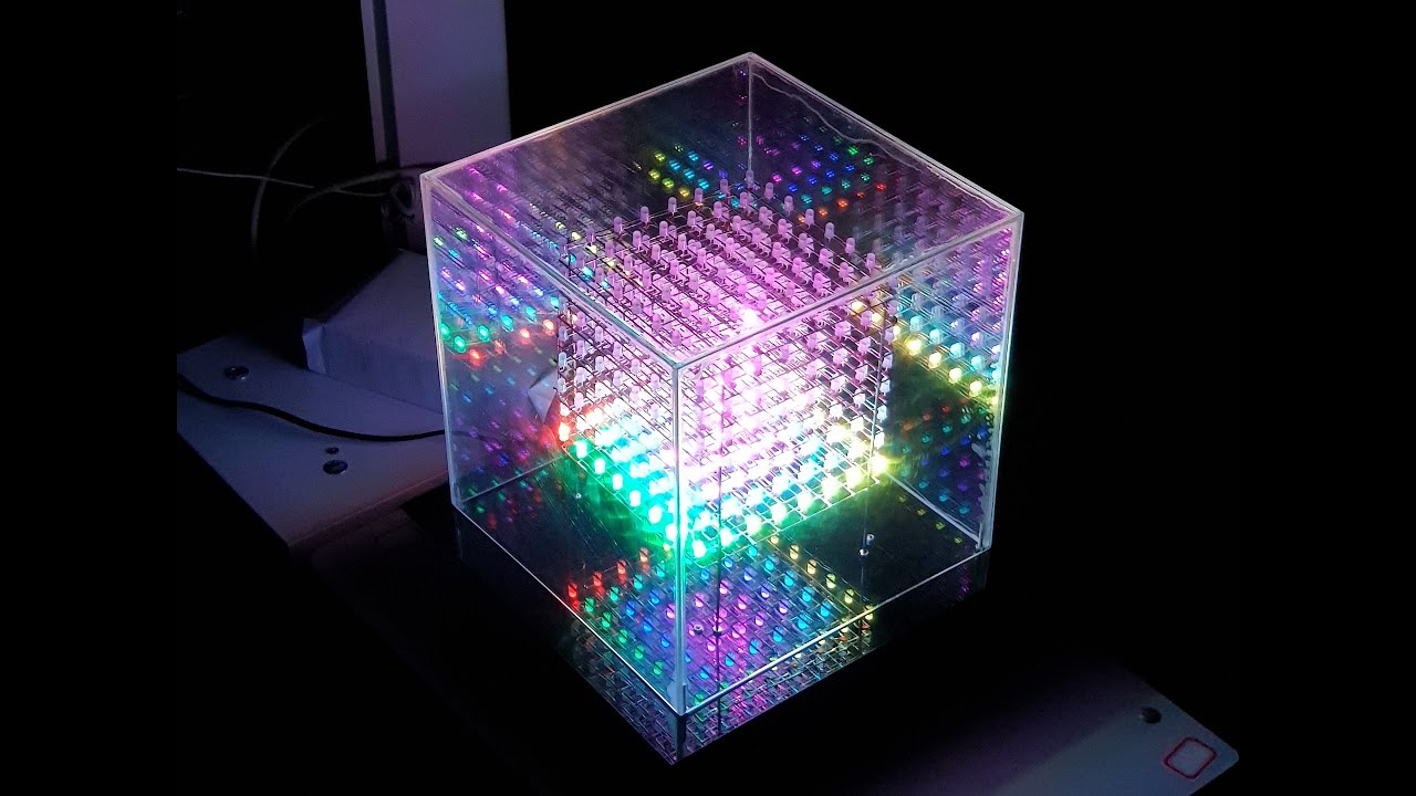 Music Light Cube 音樂全彩光立方 (ESP32+FPGA+WS2812) - YouTube