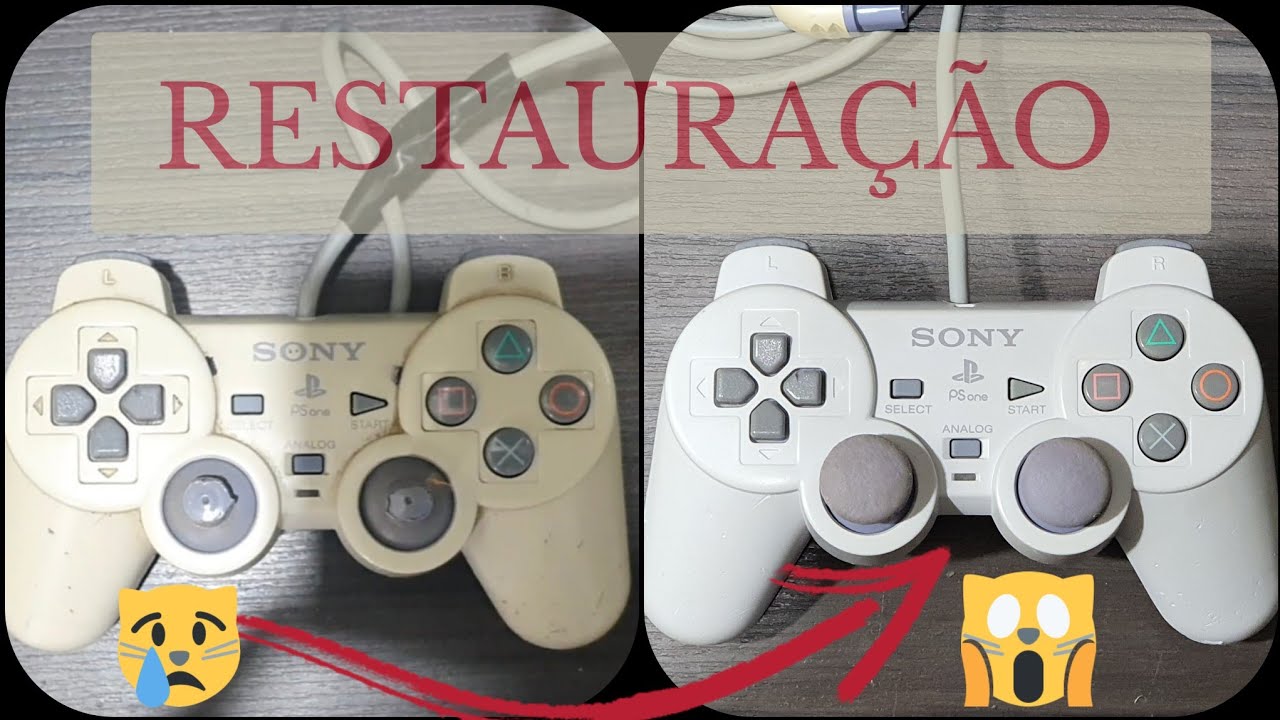 PSone Original Dualshock Restoration - [Restauração Controle PSone ...