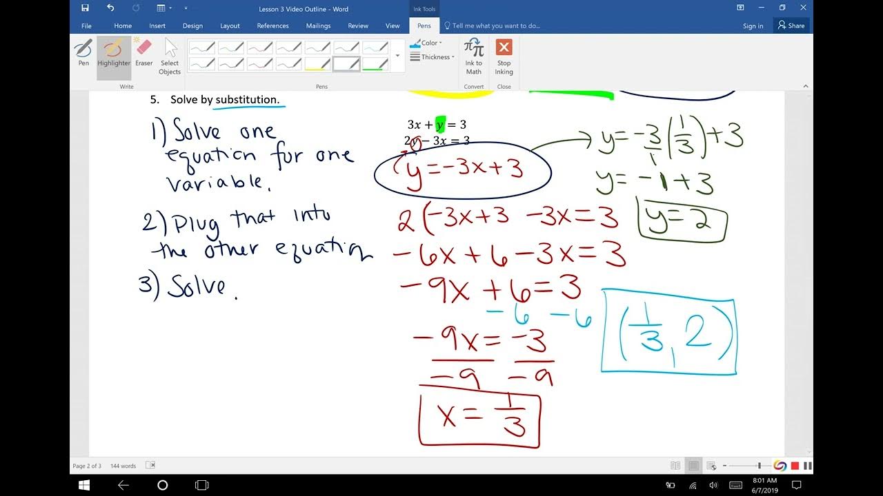 3. Solving Linear Systems - YouTube