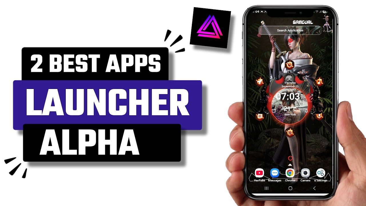 2 Best Alpha Theme Launcher Apps for Android - YouTube
