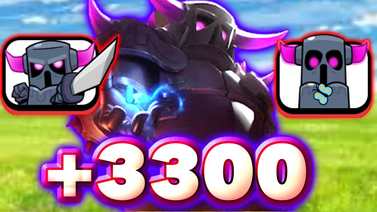 🏆+3300 with PEKKA RAM RIDER deck🐏-Clash Royale - YouTube