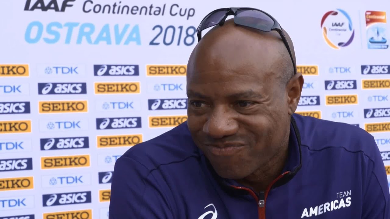 IAAF Continental Cup Ostrava 2018 - Mike Powell - Captain Team Americas ...