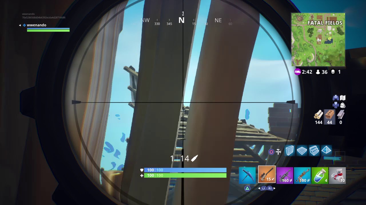 Fortnite quick scope - YouTube