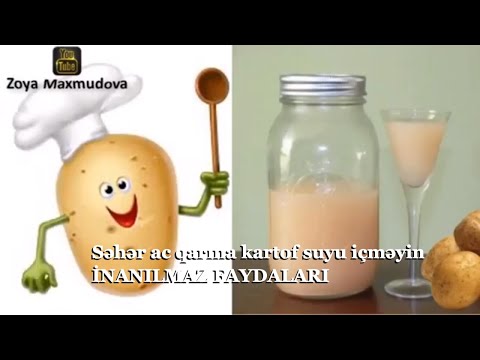 Səhər ac qarına kartof suyu içməyin İNANILMAZ FAYDALARI