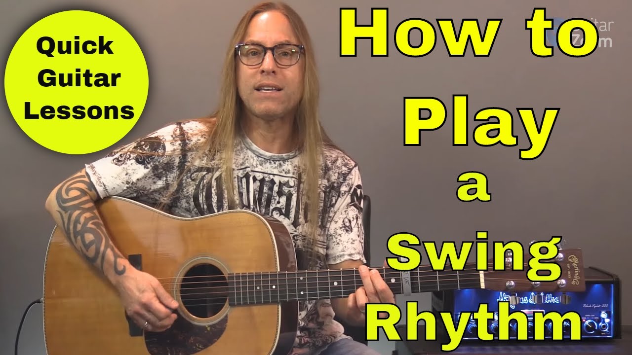 Quick Guitar Lessons #2 | Learn How to Play a Swing Rhythm - YouTube
