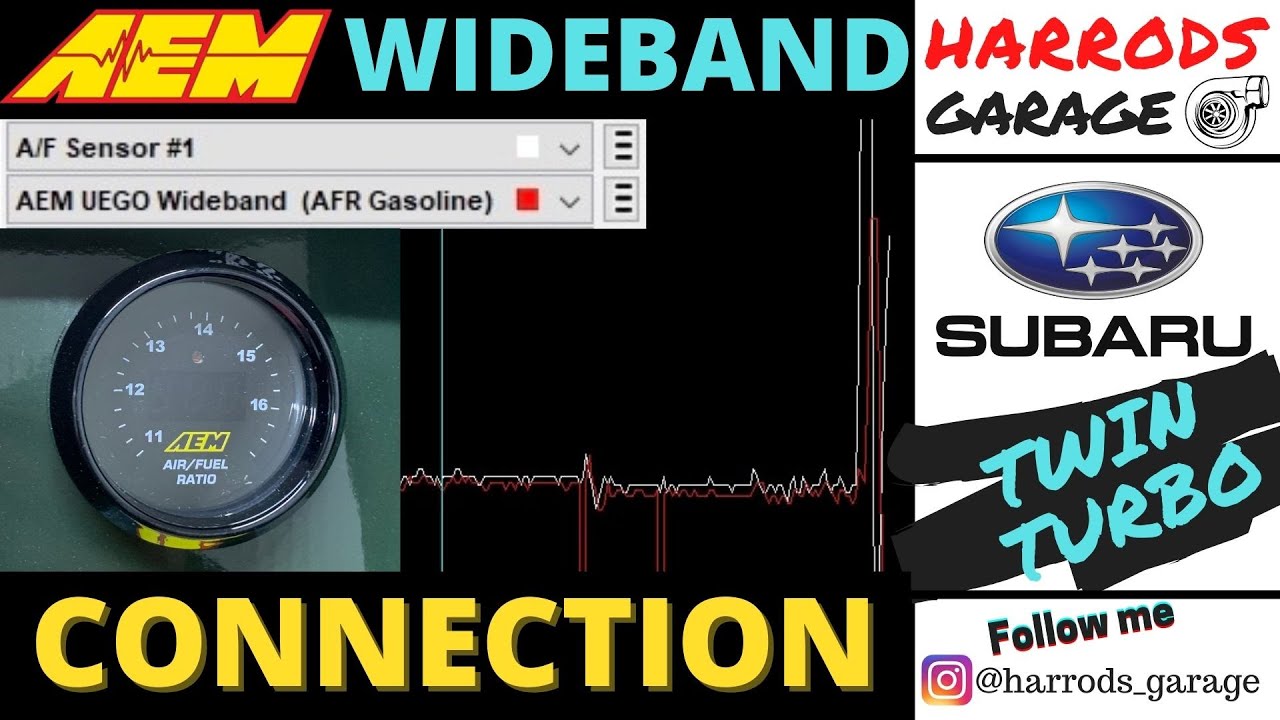 How to Log an AEM Wideband on STOCK ECU (Serial Ports) - YouTube