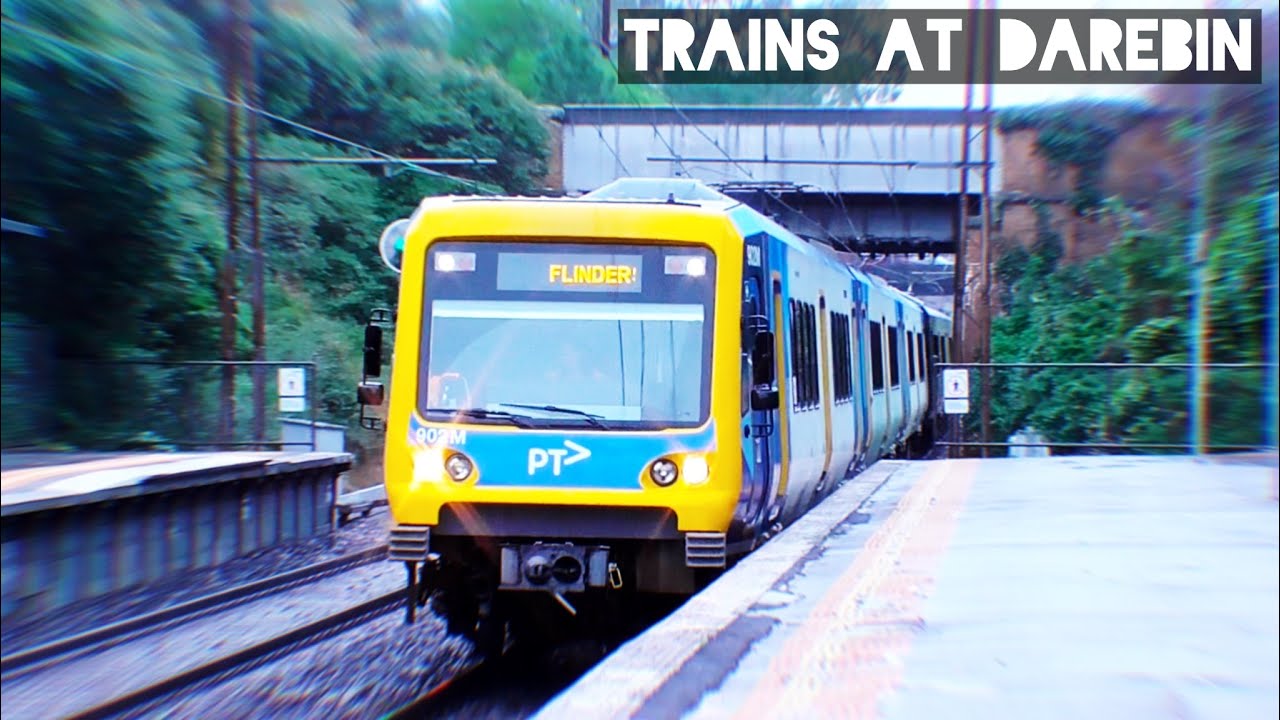 Trains at Darebin - June 2024 - YouTube