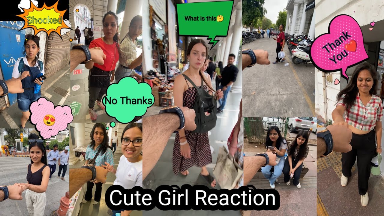 Cute Girl Reaction #cute #girl #reaction #youtubepartner - YouTube