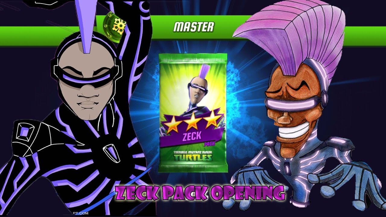 Zeck Pack Opening - TMNT Legends - YouTube