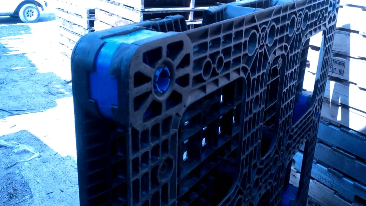 www.louisianapallet.com 504 218 0299 repairable plastic pallet - YouTube
