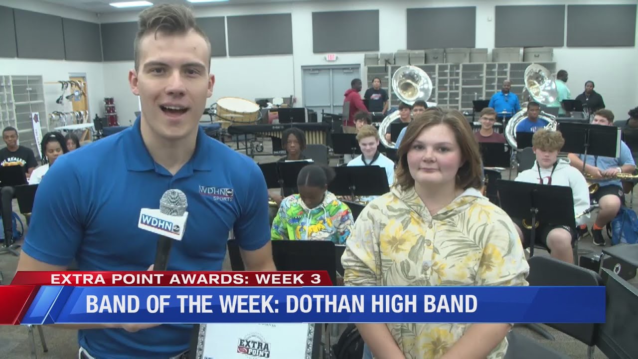 Extra Point Band of the Week: Week 3: Dothan High Marching Band - YouTube
