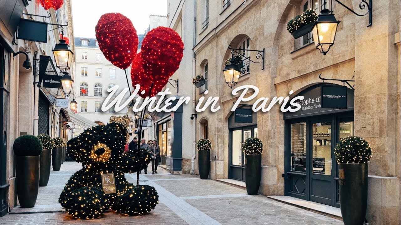 Paris 겨울파리 • 파리거리 파리감성 • 파리풍경 파리 브이로그 • 풍경 브이로그 아이폰 영상 Youtube