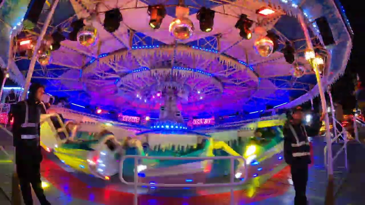 Terence Reeves Ice Jet | Off Ride POV Nottingham Goose Fair 2022 - YouTube
