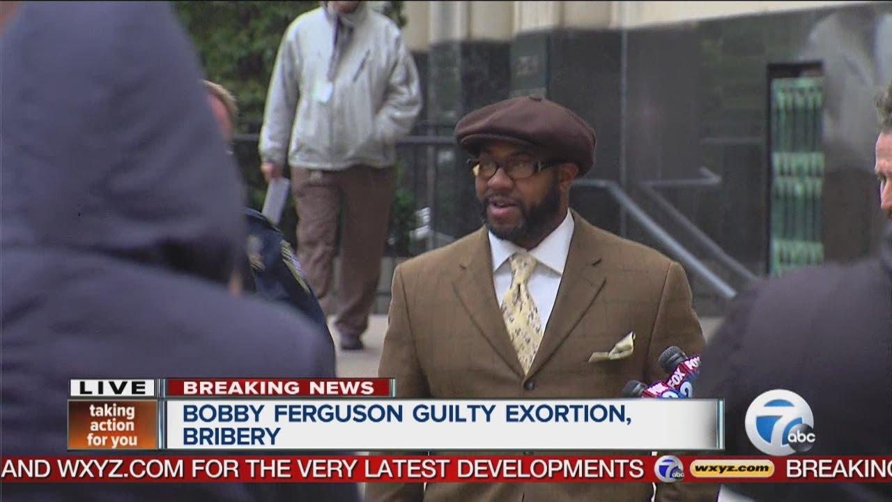Bobby Ferguson leaves court after conviction - YouTube