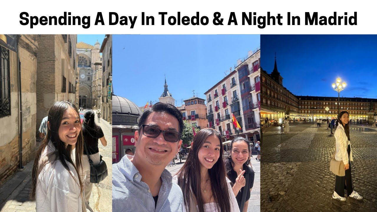 (Chill Spain Vlog) Spending A Day In Toledo & A Night In Madrid - YouTube