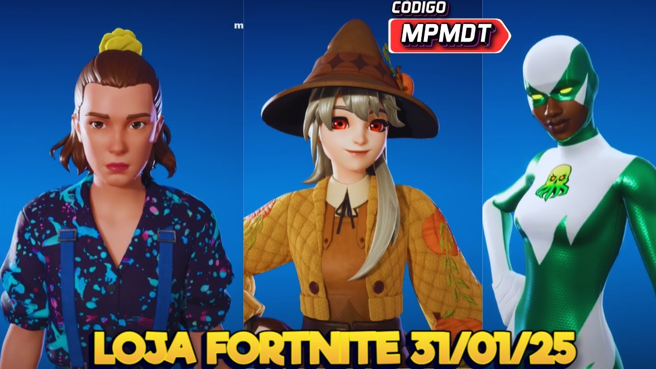 LEXA, ELEVEN, NOVA SKIN E HERÓIS - LOJA FORTNITE 31/01/25 - LOJA ...