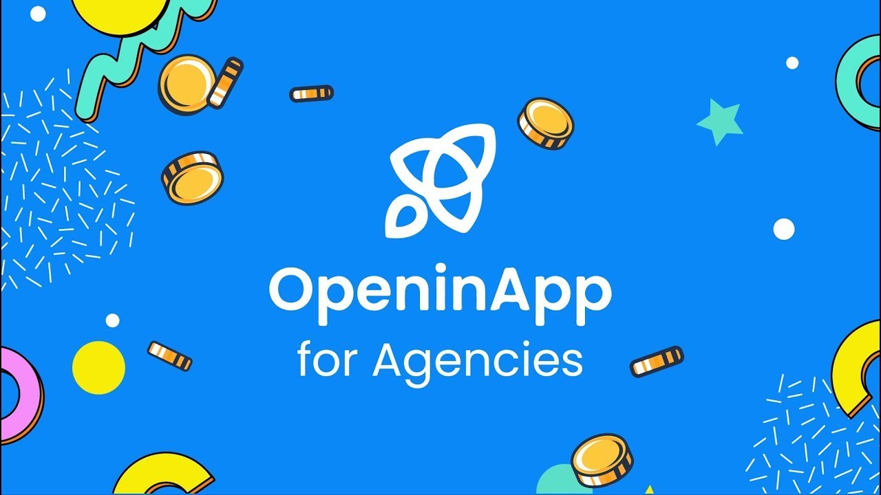 OpeninApp Dashboard for Agencies - YouTube