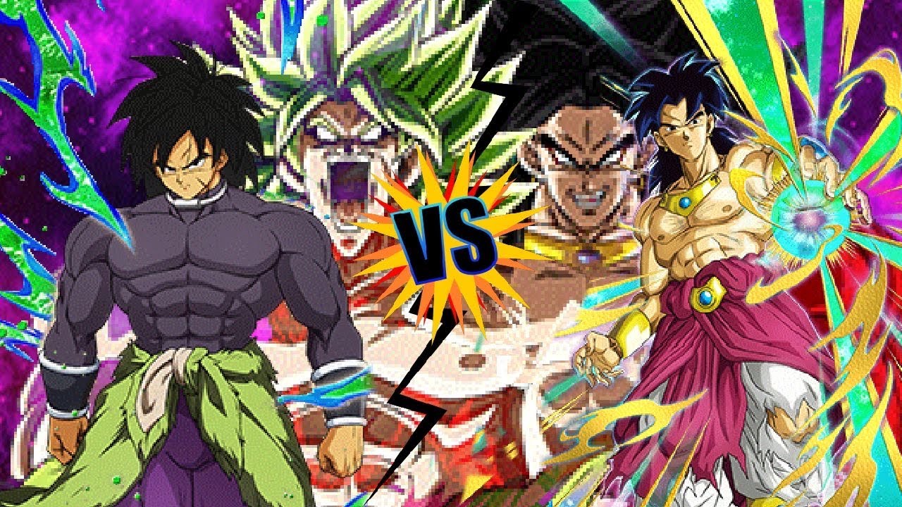 Broly(DBS) vs Broly(DBZ)| DBZ Dokkan Battle Edit - YouTube