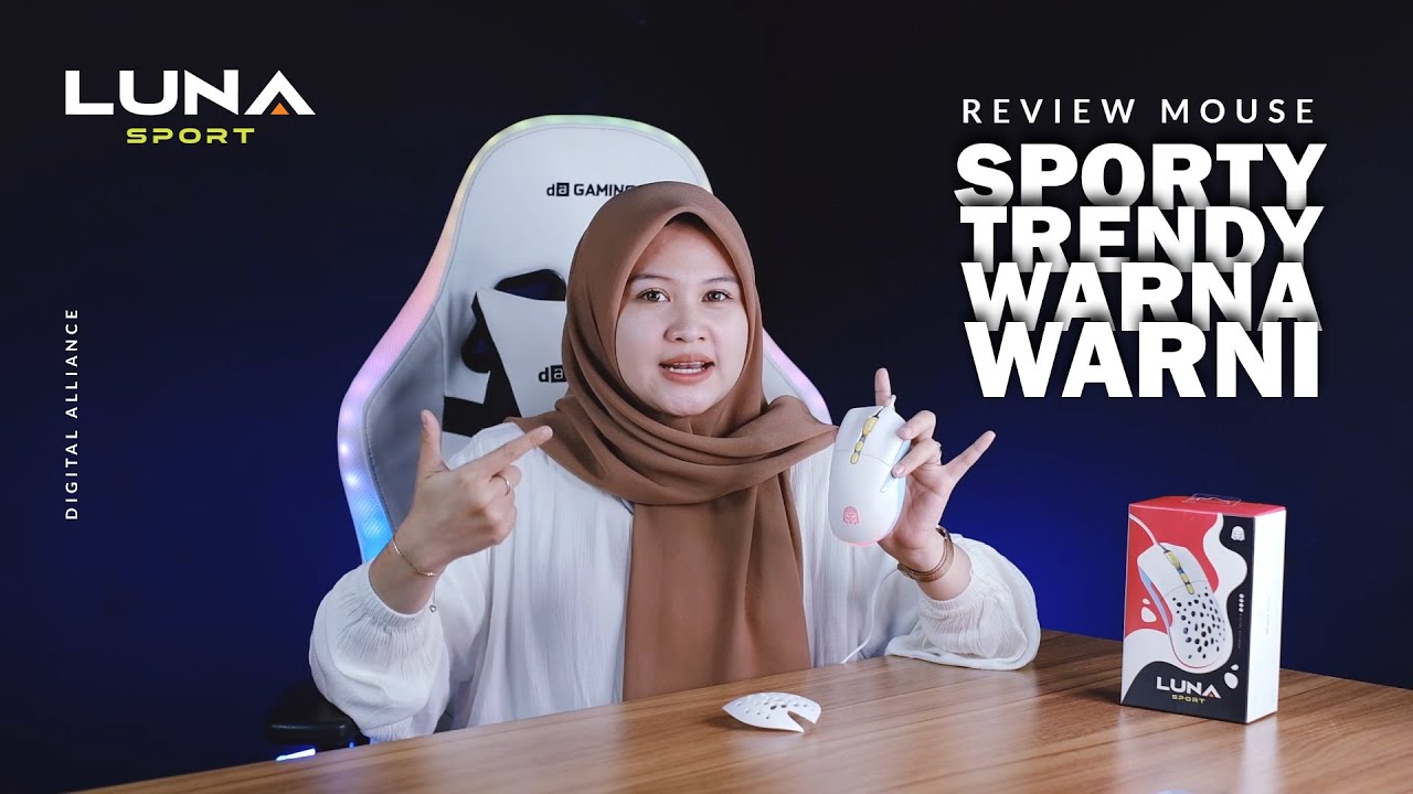 REVIEW MOUSE GAMING LUNA SPORT - YouTube