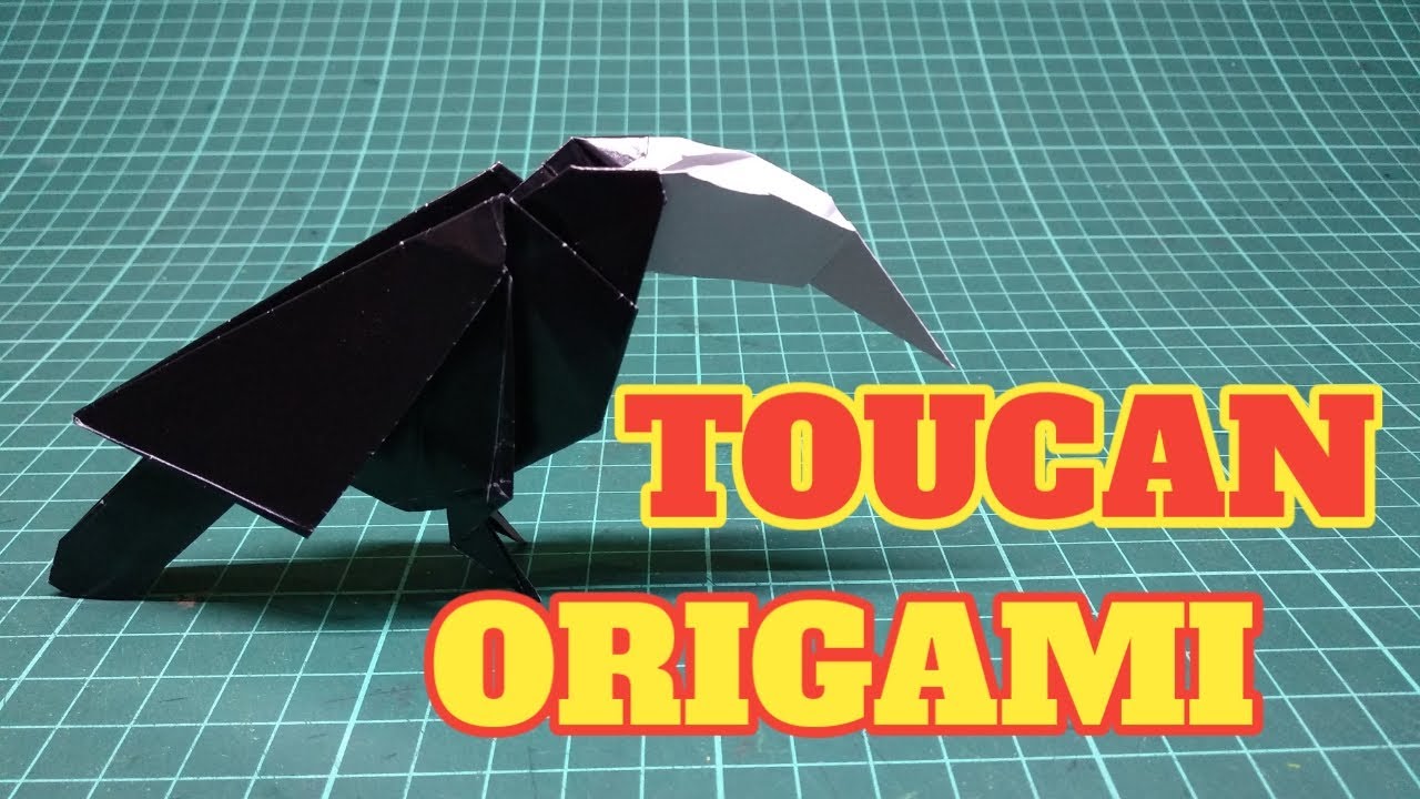 Easy Origami Toucan Bird #diy #papercraft #origami - YouTube