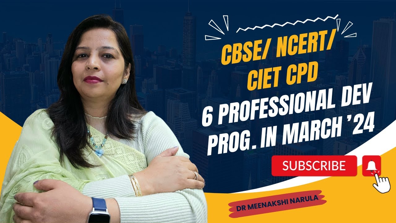 6 Professional Development Programmes in March 2024 II Dr Meenakshi Narula - YouTube