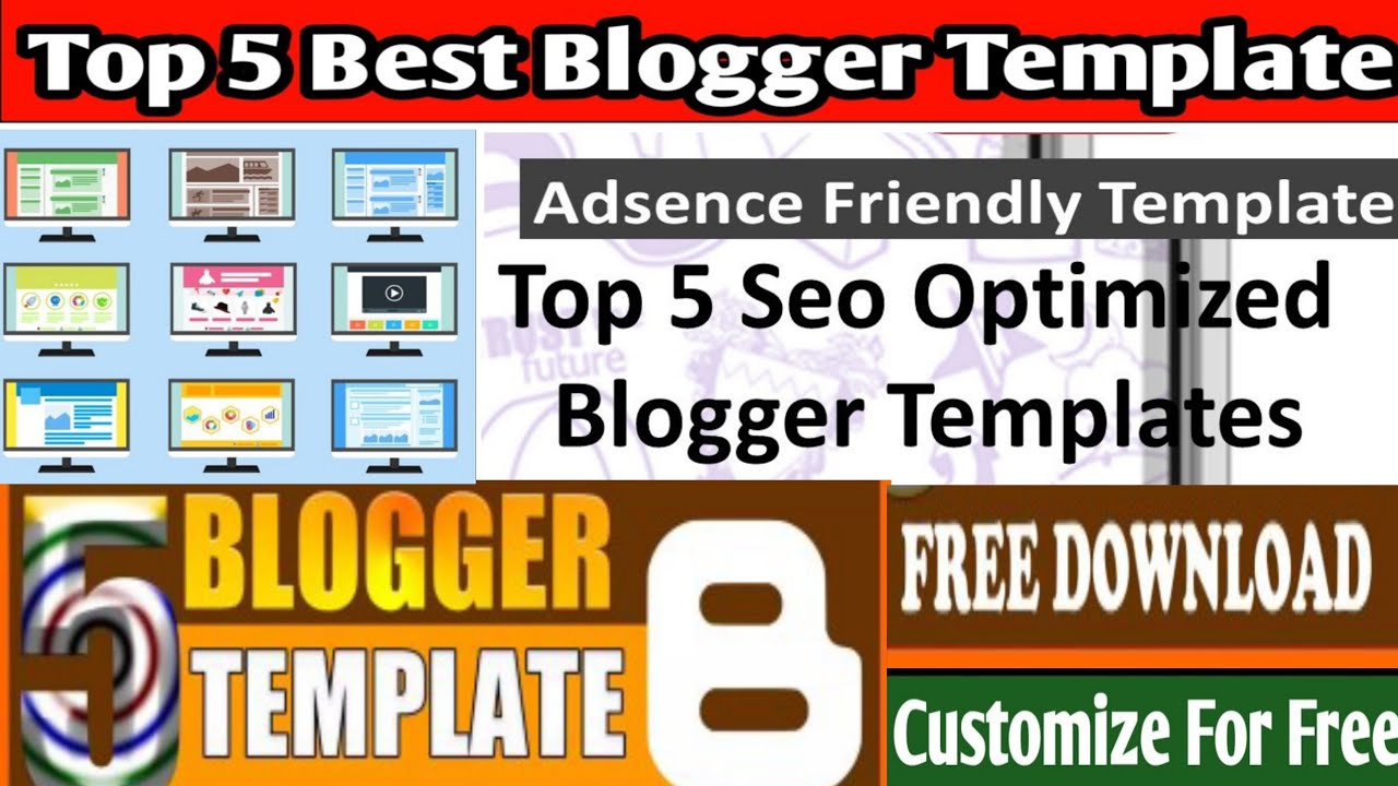 Top 5 Premium Blogger Templates Free Download|Premium Template For ...