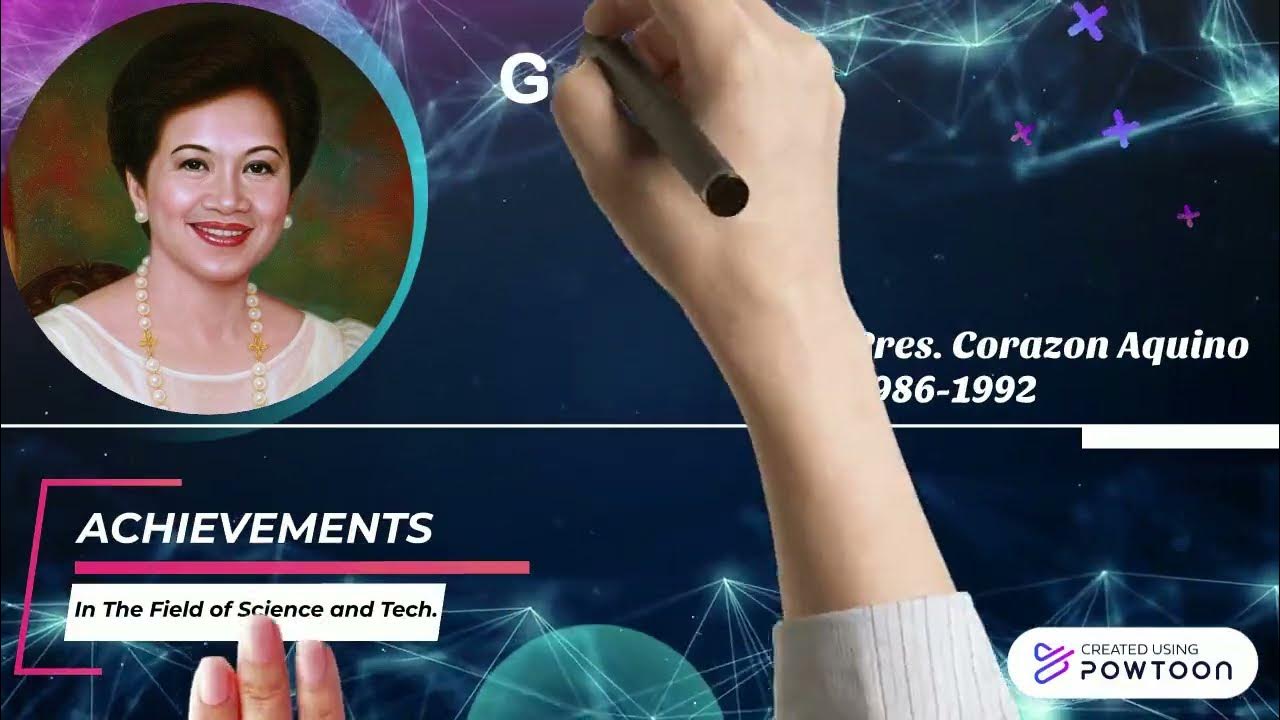 Corazon Aquino Contribution To Science And Technology Youtube