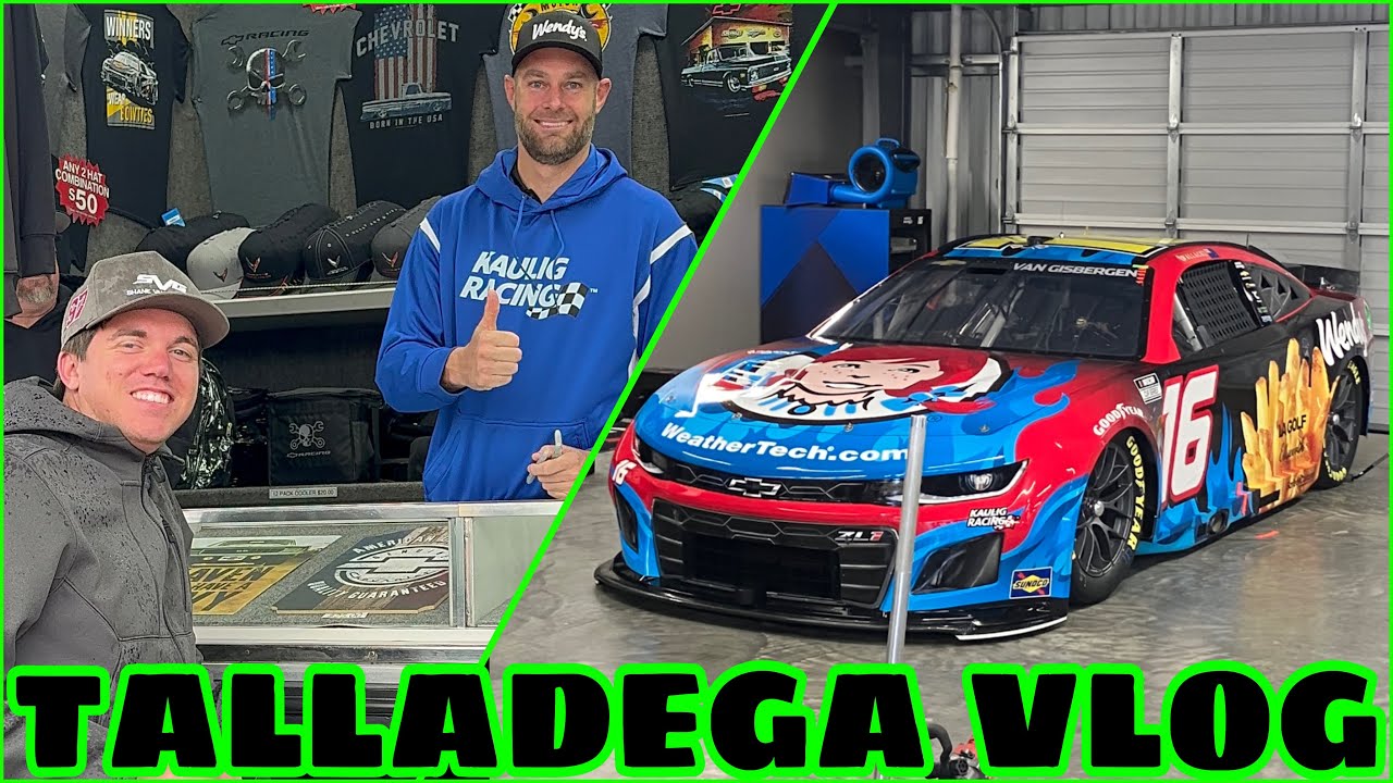 Talladega Vlog: SVG’s Cup Series oval debut, Reddick’s crazy win and a ...