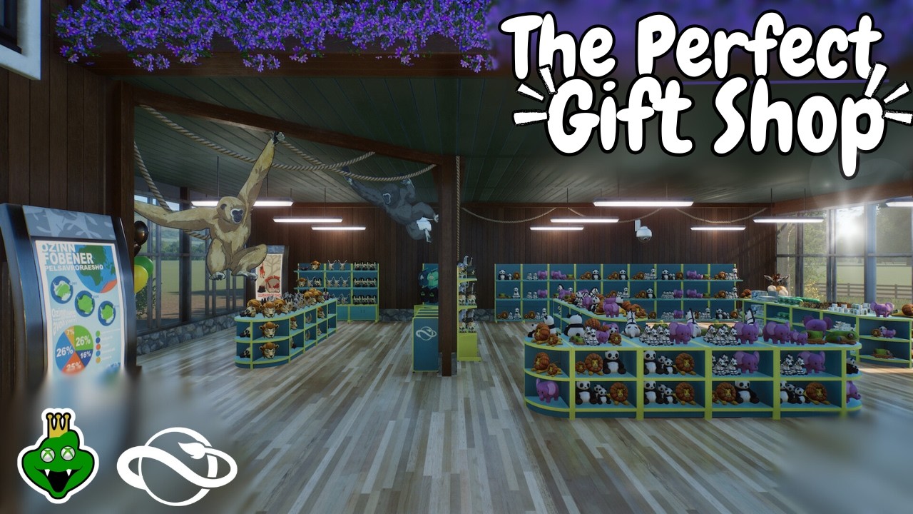 Building a Starter GIFT SHOP | Planet Zoo Sandbox Mode - YouTube