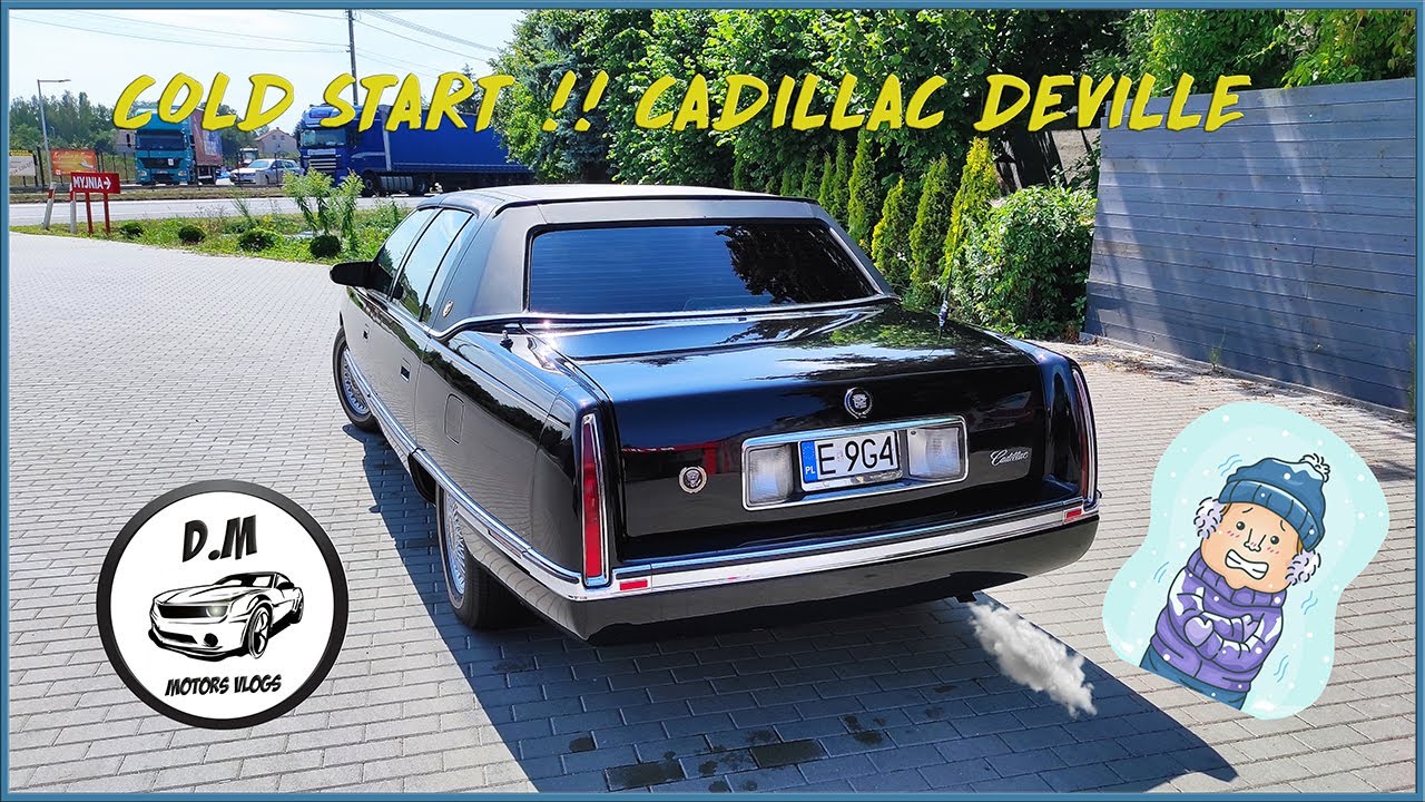 1994 Cadillac DeVille 4.9 V8 Cold Start ! Zimny Rozruch :) [D.M] - YouTube