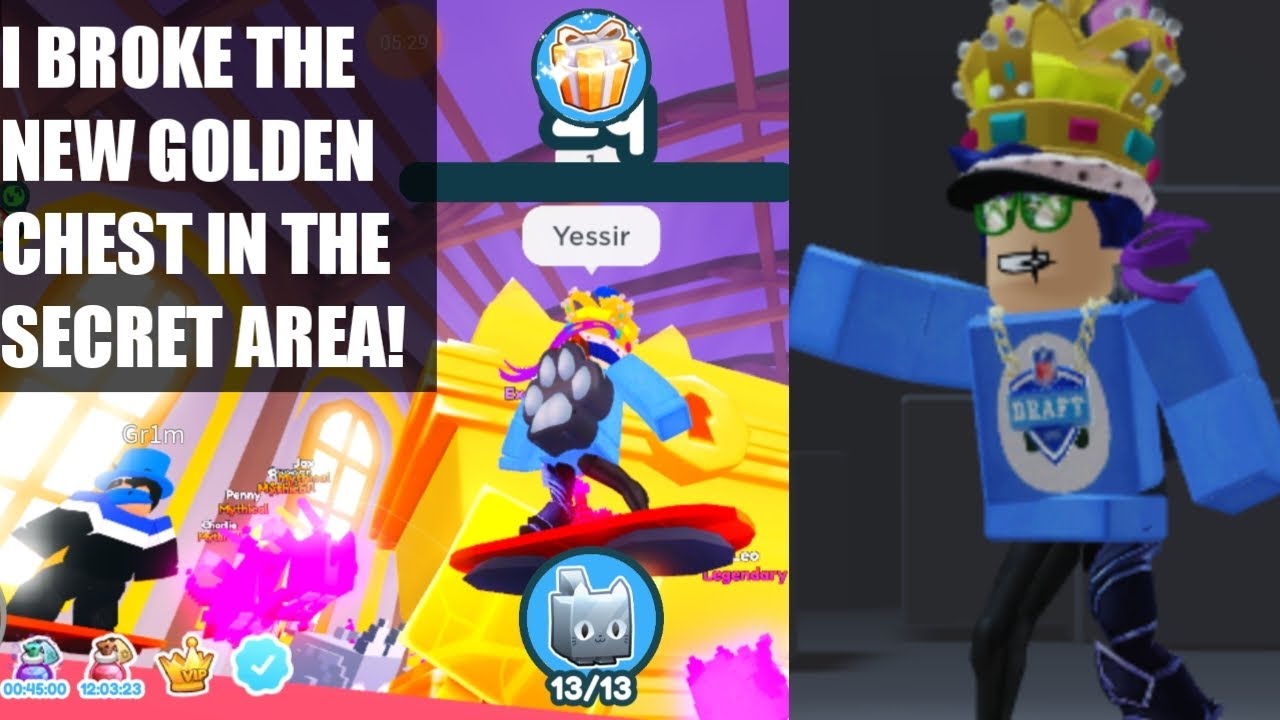 I Am The FIRST PERSON TO BREAK The New Huge Royal Chest In Pet ...