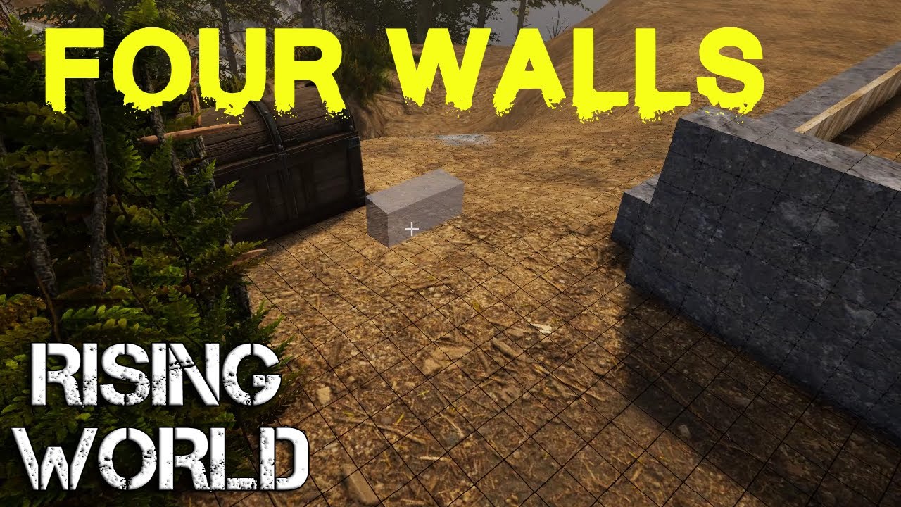 Series 1 - How To Build Walls in Rising World - Rising World Gameplay ...