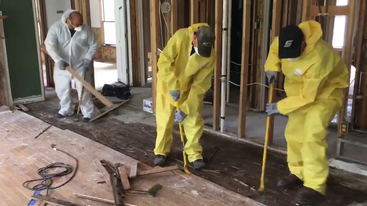 SERVPRO water loss restoration work - YouTube