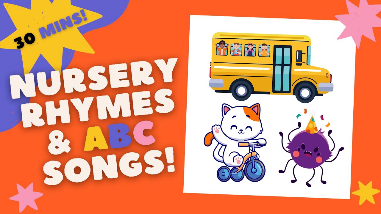 30-Minute Nursery Rhymes & ABC Songs Compilation in English with Lyrics ...