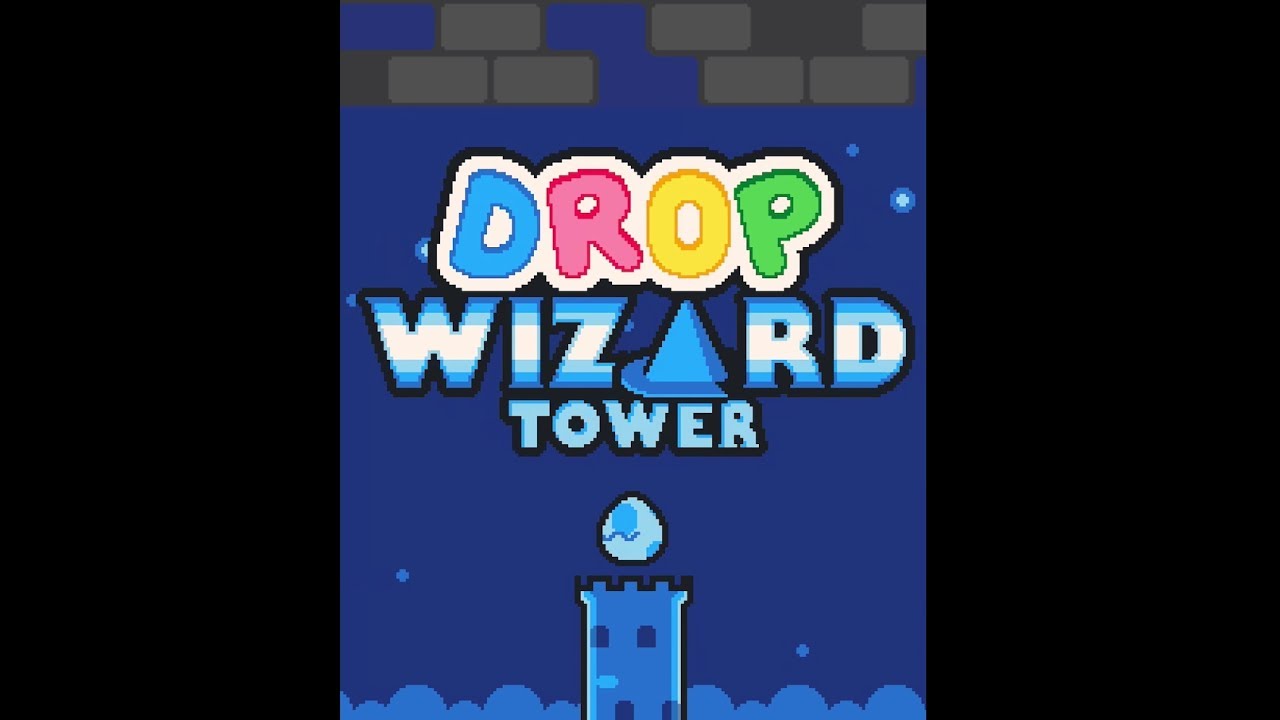 Drop Wizard Tower! First play video game review! - YouTube