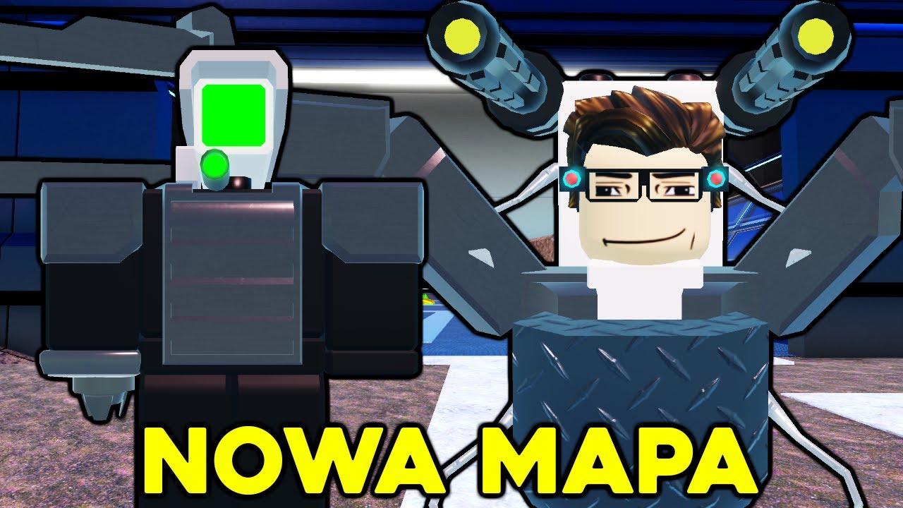 NOWA MAPA *TOILET LAB* w TOILET TOWER DEFENSE w ROBLOX (GREEN LASER ...