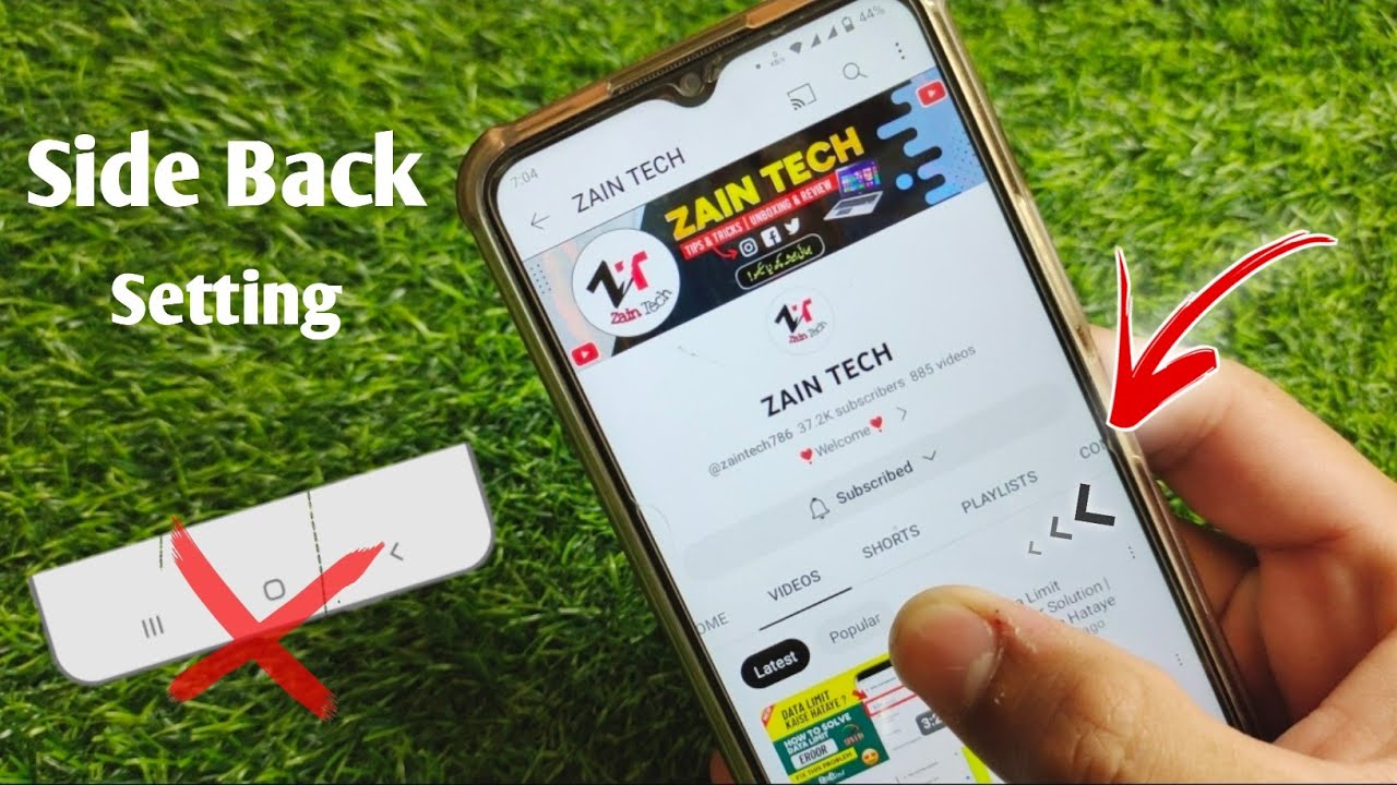 Side Back Button Setting | Side Se Back Kaise Kare | Mobile Side Se ...