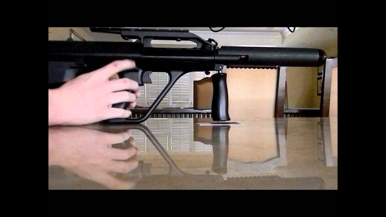 Airsoft JG (Jing Gong) Steyr AUG A2 w/ King Arms Phantom Kit Review ...