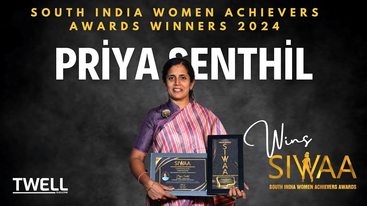 Priya Senthil – Transforming Lives as a Life Coach & Motivational Speaker | SIWAA 2024 - YouTube